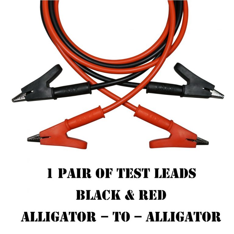 Silicone Test Lead Alligator Clip to Alligator Clip Heavy Duty High ...